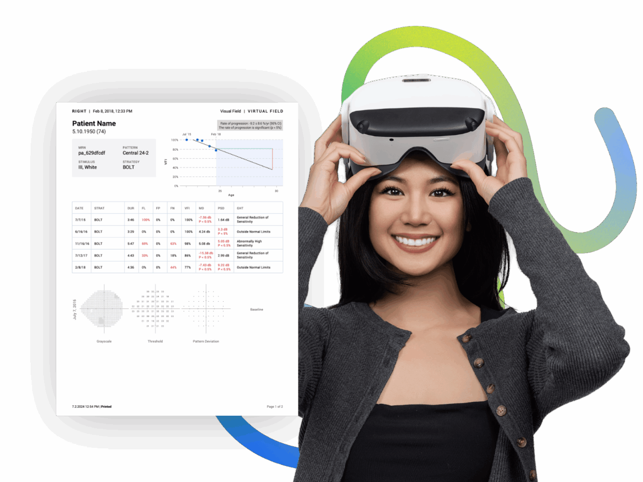 Virtual Visual Field Test in Littleton